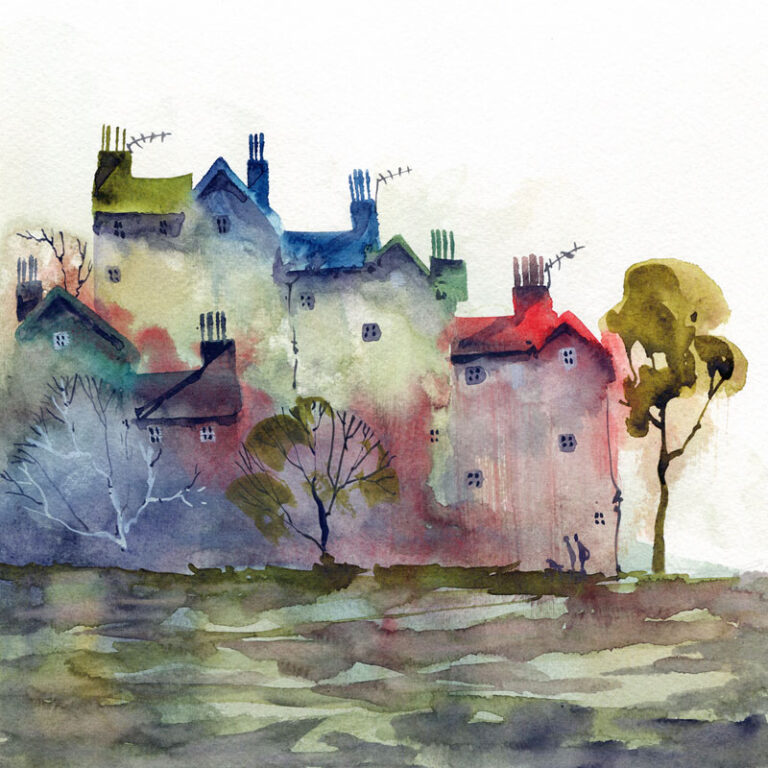 Quirky Houses Tutorial | Mike Jackson Artist